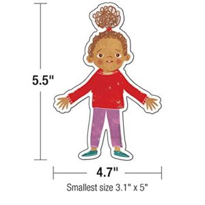 Carson Dellosa All are Welcome 36-Piece Student Diversity Cutouts, 36 Diverse Students Cutouts for Bulletin Board and Diverse Classroom Décor, Inclusive Cutouts for Classroom