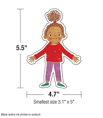 Carson Dellosa All are Welcome 36-Piece Student Diversity Cutouts, 36 Diverse Students Cutouts for Bulletin Board and Diverse Classroom Décor, Inclusive Cutouts for Classroom