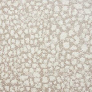 Abani Beige Cheetah Print 7'9"x10'2" Area Rug Rugs, Arto Collection - Contemporary Durable Accent Rug