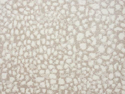 Abani Beige Cheetah Print 7'9"x10'2" Area Rug Rugs, Arto Collection - Contemporary Durable Accent Rug