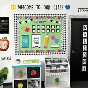 CTP Doodle Apples 6" Cut-Outs (Core Decor) Classroom Decor (10420 Creative Teaching Press)