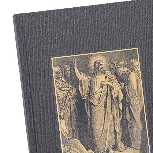 CSB Adorned Bible, Charcoal Cloth-Over-Board, Black letter, Elegant Design, Gustave Doré, Illustrations, Single-Column, Wide-Margins, Easy-to-Read Bible Serif Type