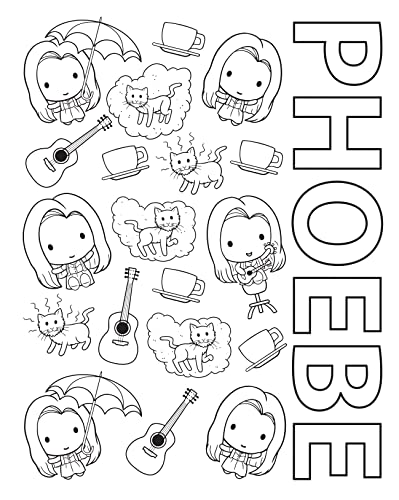 The Official Friends Coloring Book: The One with 100 Images to Color!