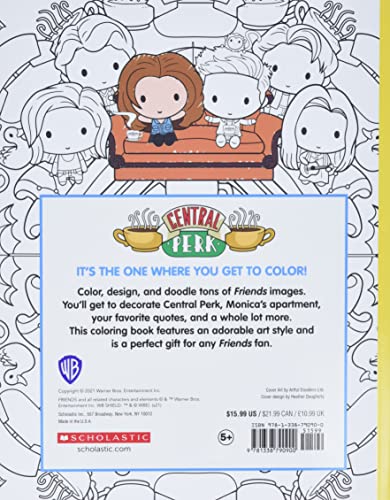 The Official Friends Coloring Book: The One with 100 Images to Color!