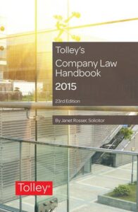 tolley's company law handbook