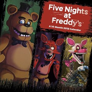 five nights at freddy's 2018 mini wall calendar