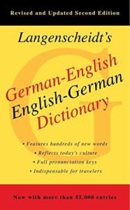 german-english, english-german dictionary, 2nd edition