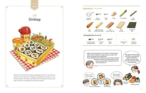 Korean Mother's Easy Recipes: Illustrated Korean Traditional Cooking