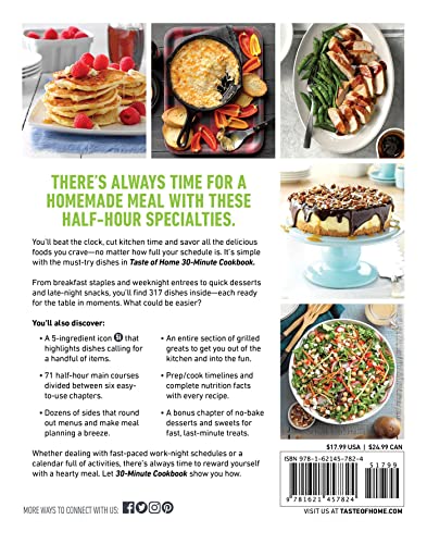 Taste of Home 30 Minute Cookbook: With 317 half-hour recipes, there's always time for a homecooked meal.