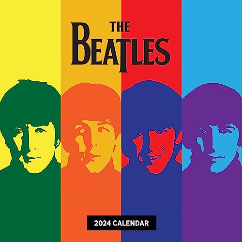 TF PUBLISHING 2024 The Beatles Wall Calendar | Large Grids for Appointments and Scheduling | Vertical Monthly Wall Calendar 2024 | Home and Office Organization | Premium Matte Paper | 12"x12”