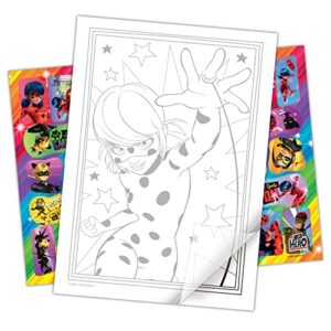 Bendon Miraculous: Tales of Ladybug and Cat Noir 48 Page Color & Trace Coloring Book 52562