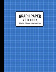 graph paper notebook: grid paper notebook, grid paper for math and science students, quad ruled 5x5 ( 110 pages, 8.5 x 11)