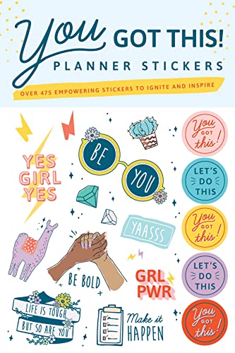 You Got This Planner Stickers: Set of 475+ Motivational Stickers Variety Pack to Ignite and Inspire