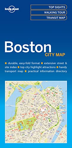 Lonely Planet Boston City Map 1