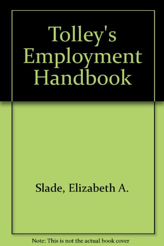 Tolley's Employment Handbook