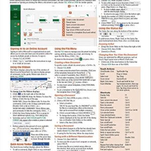 Microsoft 365 (Office 365) Essentials Quick Reference Guide - Windows Version (Cheat Sheet of Instructions, Tips & Shortcuts - Laminated Card)