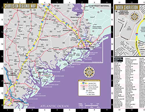 Streetwise Charleston Map - Laminated City Center Street Map of Charleston, South Carolina (Michelin Streetwise Maps)