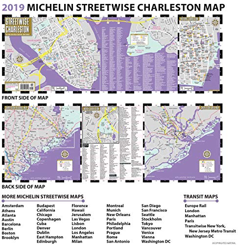 Streetwise Charleston Map - Laminated City Center Street Map of Charleston, South Carolina (Michelin Streetwise Maps)