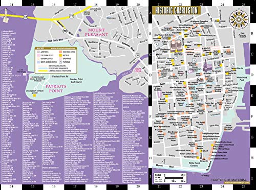 Streetwise Charleston Map - Laminated City Center Street Map of Charleston, South Carolina (Michelin Streetwise Maps)