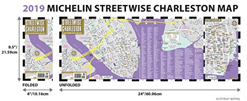 Streetwise Charleston Map - Laminated City Center Street Map of Charleston, South Carolina (Michelin Streetwise Maps)