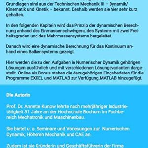 Numerische Dynamik Übungen: Theoretische Grundlagen - Praxisbeispiele Numerische Modellbildung (German Edition)