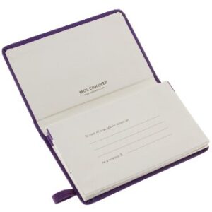 Moleskine PRO Portfolio, Hard Cover, XS (2.5" x 4") Brilliant Violet