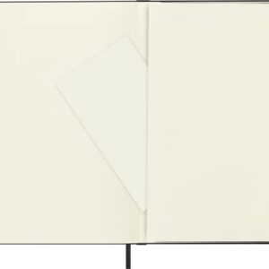 Moleskine Classic Notebook, Hard Cover, Large (5" x 8.25") Plain/Blank, Black, 240 Pages