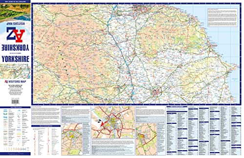 Yorkshire A-Z Visitors Map