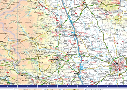 Yorkshire A-Z Visitors Map