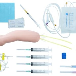 Pediatric IV and Phlebotomy Practice Kit by The Apprentice Doctor. Practice and Perfect Critical Medical Skills Before Working on Real People. (Light Skin Tone)