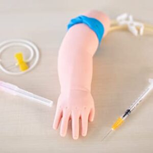 Pediatric IV and Phlebotomy Practice Kit by The Apprentice Doctor. Practice and Perfect Critical Medical Skills Before Working on Real People. (Light Skin Tone)