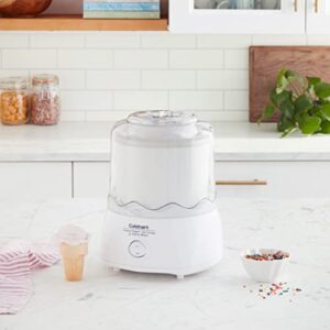 Cuisinart ICE-20P1 Automatic 1.5-Quart Frozen Yogurt, Ice Cream and Sorbet Maker, Makes Frozen Treats in less than 20-Minutes, White