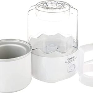 Cuisinart ICE-20P1 Automatic 1.5-Quart Frozen Yogurt, Ice Cream and Sorbet Maker, Makes Frozen Treats in less than 20-Minutes, White