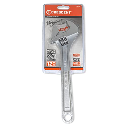 Crescent 12" Adjustable Wrench - Carded - AC212VS, Chrome