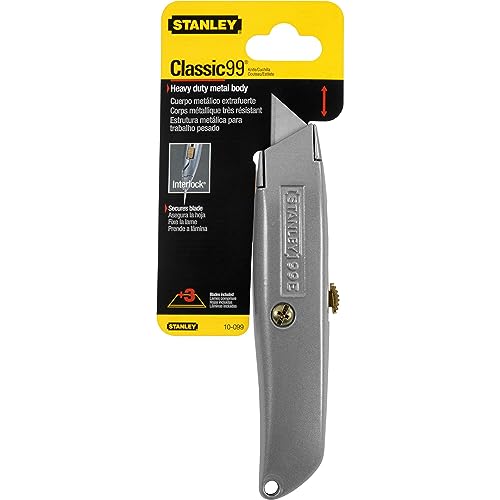 STANLEY Classic 99 Utility Knife, Retractable, 6-Inch, (10-099)