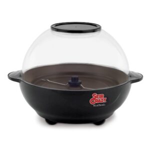 west bend popcorn machine, stir crazy black