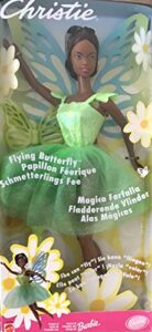 barbie flying butterfly christie doll aa with 3 ways to play! has wind up fluttering wings (2000)