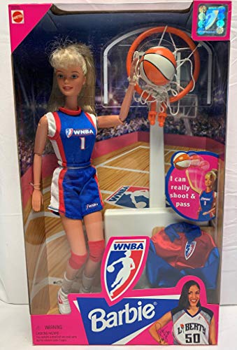 WNBA Basketball Blonde Barbie Doll by Mattel