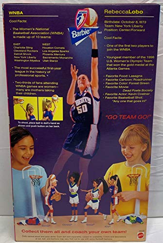 WNBA Basketball Blonde Barbie Doll by Mattel