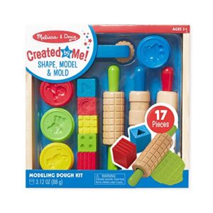 melissa & doug shape, model, and mold clay activity set - 4 tubs of modeling dough and tools - arts and crafts for kids ages 3+