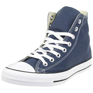 converse unisex chuck taylor all star low top navy sneakers - 12 b(m) us women / 10 d(m) us men