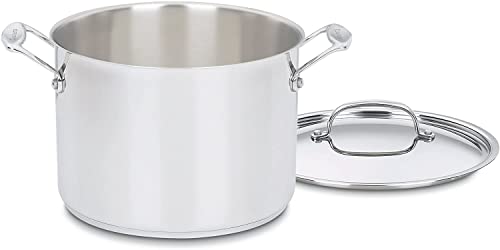 Cuisinart 766-24 Chef's Classic 8-Quart Stockpot with Cover, Stainless Steel