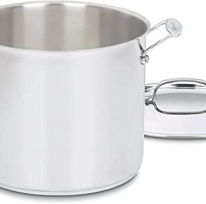 Cuisinart 12-Quart Stockpot w/Lid, Chef's Classic Collection, Silver, 766-26AP1