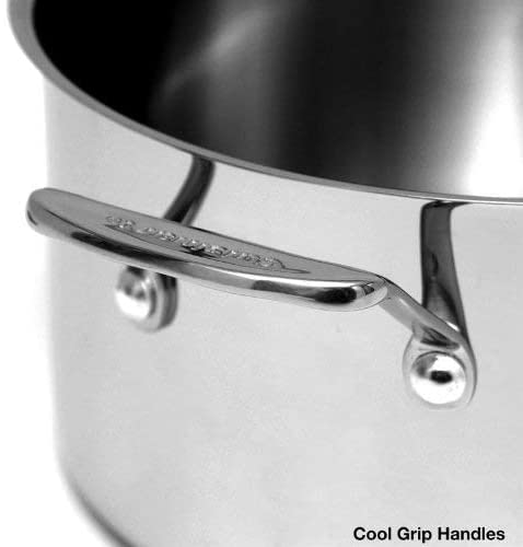 Cuisinart 12-Quart Stockpot w/Lid, Chef's Classic Collection, Silver, 766-26AP1