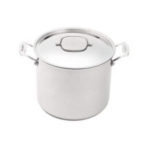 Cuisinart 12-Quart Stockpot w/Lid, Chef's Classic Collection, Silver, 766-26AP1