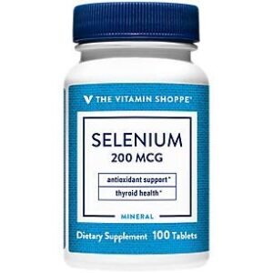 the vitamin shoppe selenium 200 mcg (100 tablets)