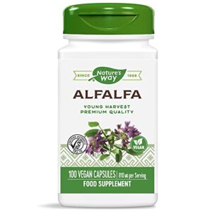 nature's way alfalfa leaves -- 100 capsules