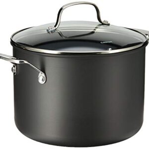 Cuisinart Chef's Classic Nonstick Hard-Anodized 8-Quart Stockpot with Lid,Black