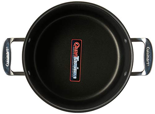 Cuisinart Chef's Classic Nonstick Hard-Anodized 8-Quart Stockpot with Lid,Black