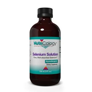 nutricology selenium solution - liver, and immune support - 236 ml (8 fl oz)